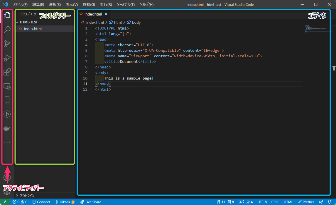 HTML開発を加速させるテキストエディタ「Visual Studio Code」を使いこなそう - WEBCAMP MEDIA