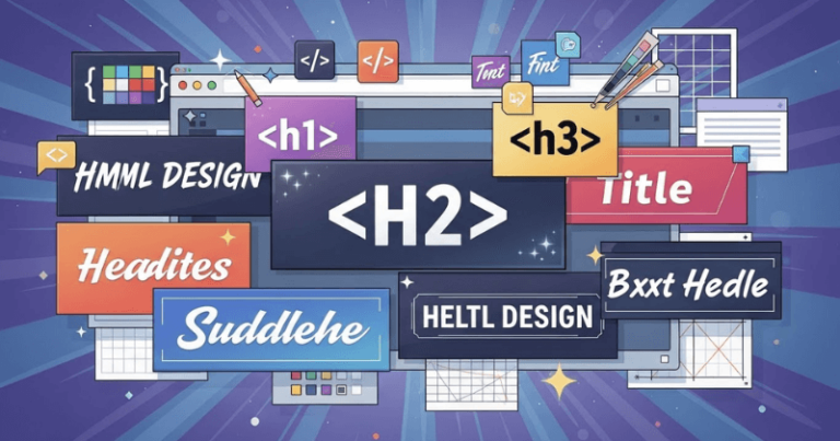 【HTML/CSS】見出しの基本ルールとおすすめデザイン50選を徹底解説！ - WEBCAMP MEDIA